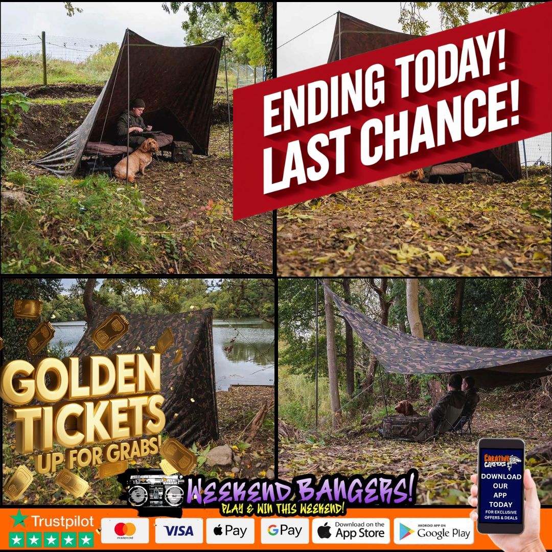 WEEKEND BANGERS FOX CAMOLITE TARP ENDING TODAY – Creative Carpers