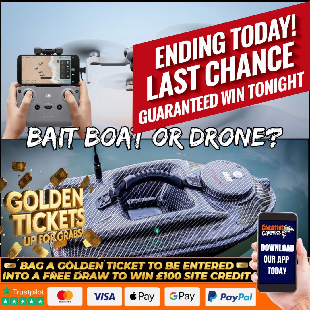 WEEKEND BANGERS ACTOR MK4I CARBON BAIT BOAT OR DJI MINI 4K DRONE WITH CAMERA – Creative Carpers